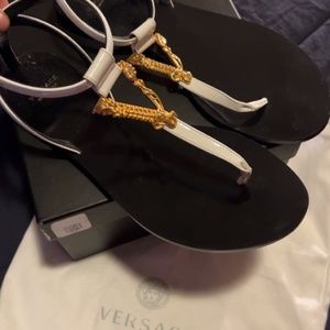 Versace | Shoes | Versace Open Toethong Sandals | Poshmark